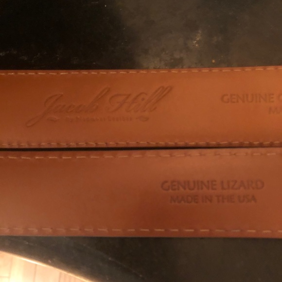 Jacob Hill | Accessories | Jacob Hill Genuine Lizard Caiman Crocdile Leather Belts | Poshmark